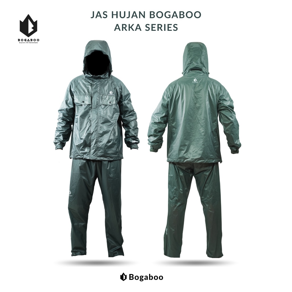 Jual Jas hujan bogaboo ARKA Full Sealed - raincoat - Jas hujan setelan ...