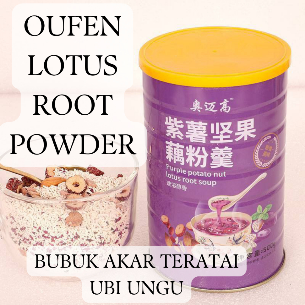 Jual OUFEN LOTUS ROOT POWDER UBI UNGU / MAKANAN DIET SEHAT | Shopee ...