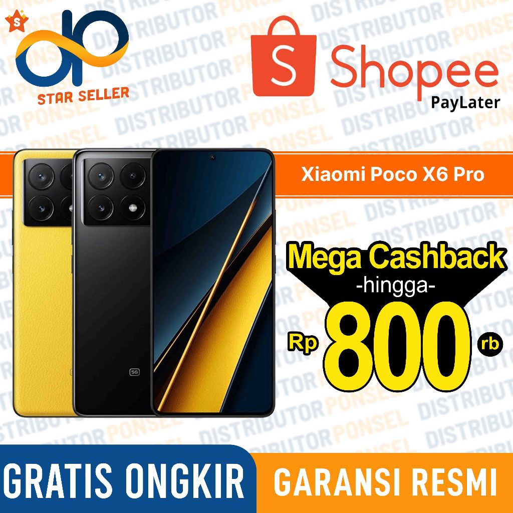 Jual Xiaomi Poco X6 Pro - Poco X6 12/512GB 12/256GB Garansi Resmi Xiaomi Indonesia 1Tahun ...