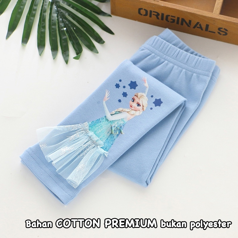 Jual LNR Shop Celana Legging Anak Perempuan Skinny Motif Frozen Elsa ...