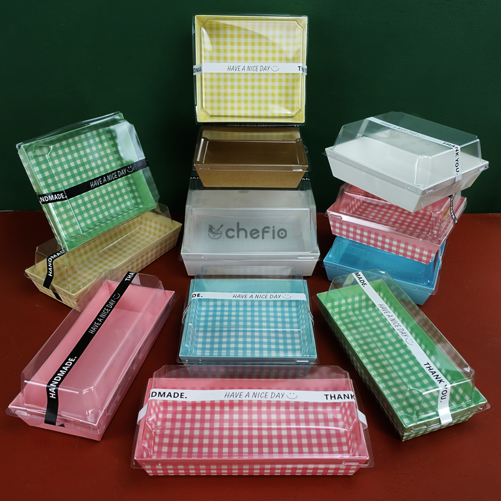 Jual Paper Cake Box Kraft Kotak Kue Brownies Bolu Roti Burger Sandwich ...