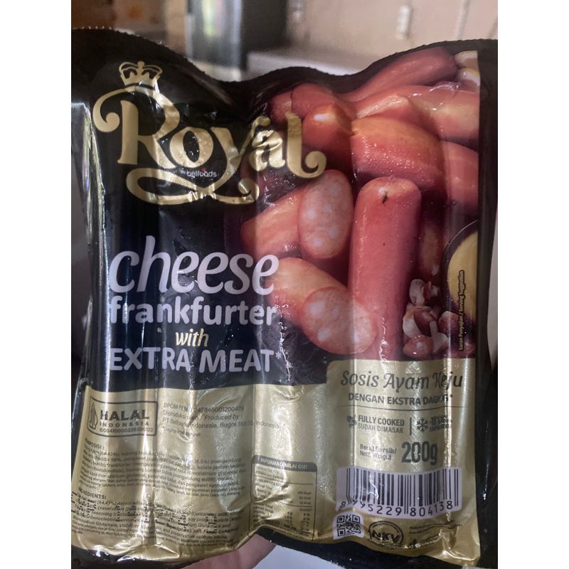 Jual royal sosis cheese frankfurter with extra meat | Shopee Indonesia