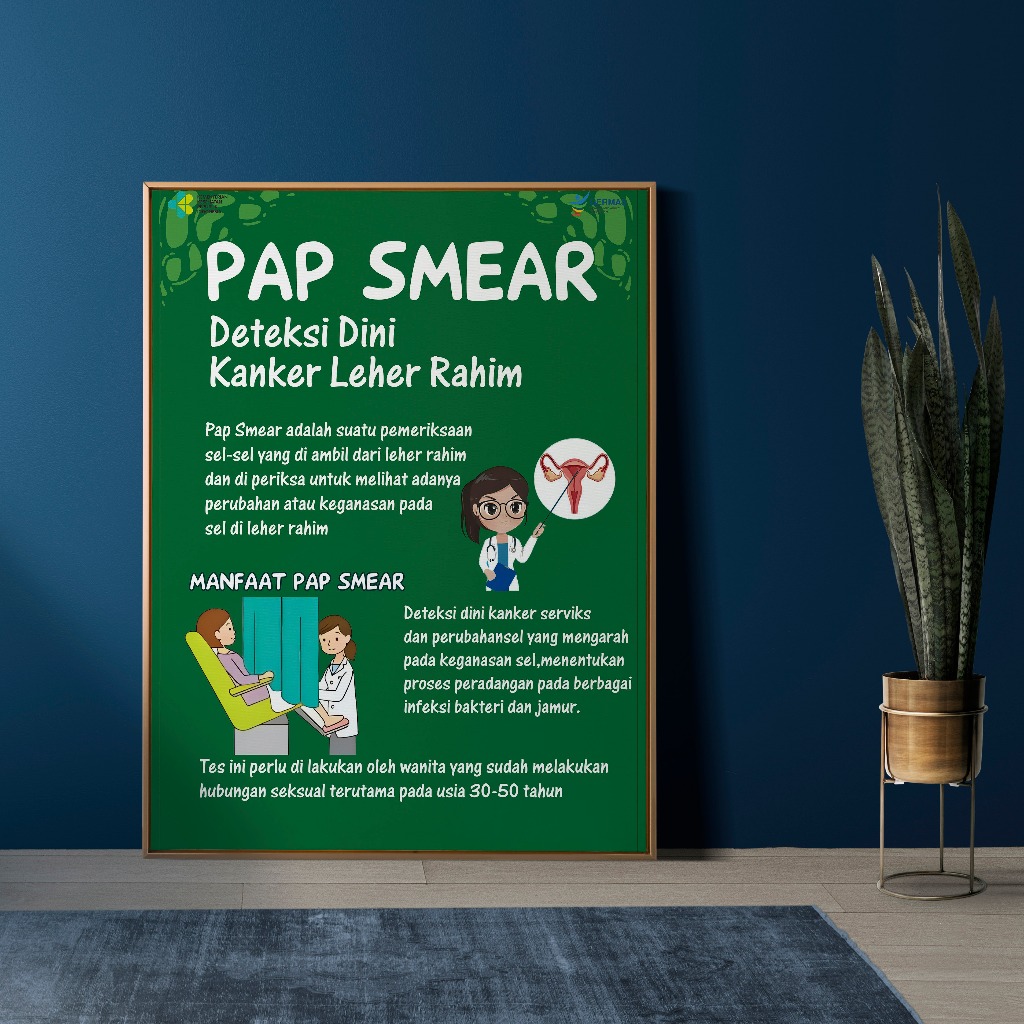 Jual WALL DECOR POSTER KESEHATAN PAP SMEAR UKURAN A3 KUALITAS BAIK ...