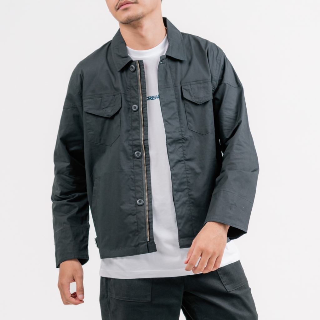 Jual Screamous Work Jacket BORTICH BLACK | Shopee Indonesia