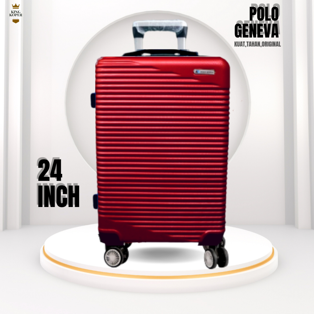 Jual Koper 24 inch Polo Happy 802 ukuran bagasi/koper murah/fiber ...