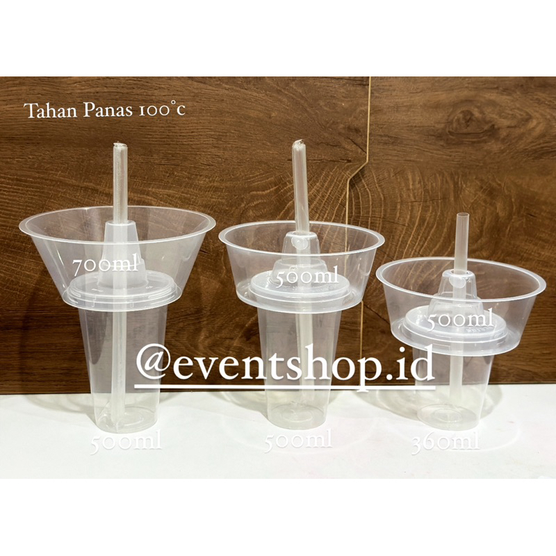Jual cup plastik minuman dan makanan/gelas plasrik/bowl plastik/minuman ...