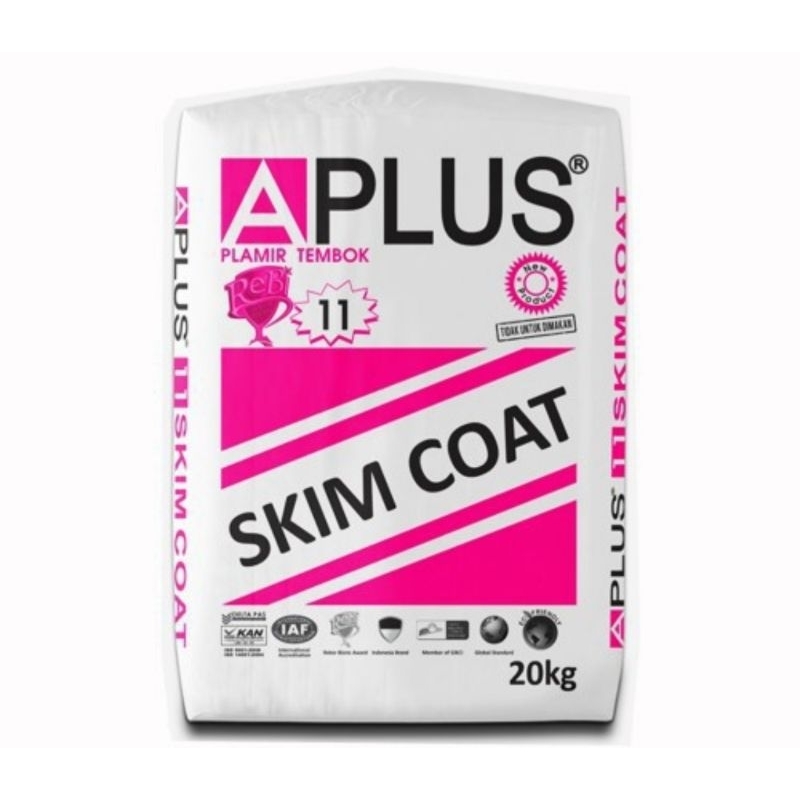 Jual APLUS HIJAU SKIM COAT SPECIAL / APLUS MERAH 20 KG / SAK | Shopee ...