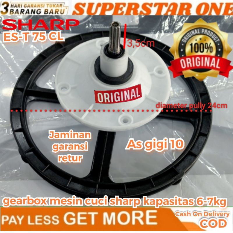 Jual gearbox/girbox mesin cuci sharp ES-T 75 CL/EST 75 CL/ES-T75CL ...
