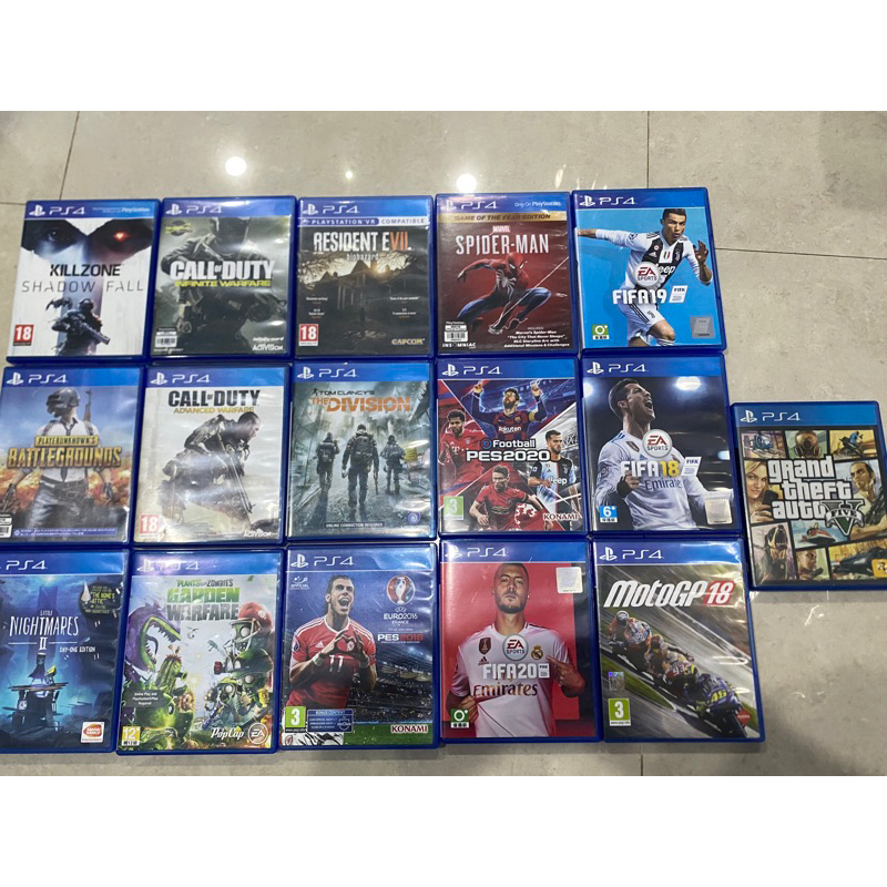 Jual Kaset PS 4 second ASLI no bajakan , chat dulu ya buat ketersediaan ...