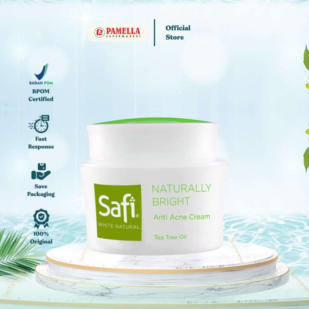 Jual Safi white natural anti acne cream | Shopee Indonesia
