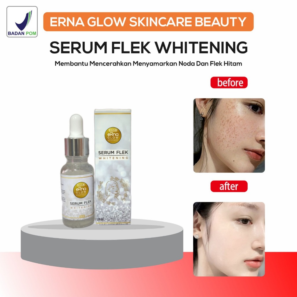 Jual Serum penghilang flek hitam bikin Glowing permanen serum Erna whitening Erna Malaysia serum ...
