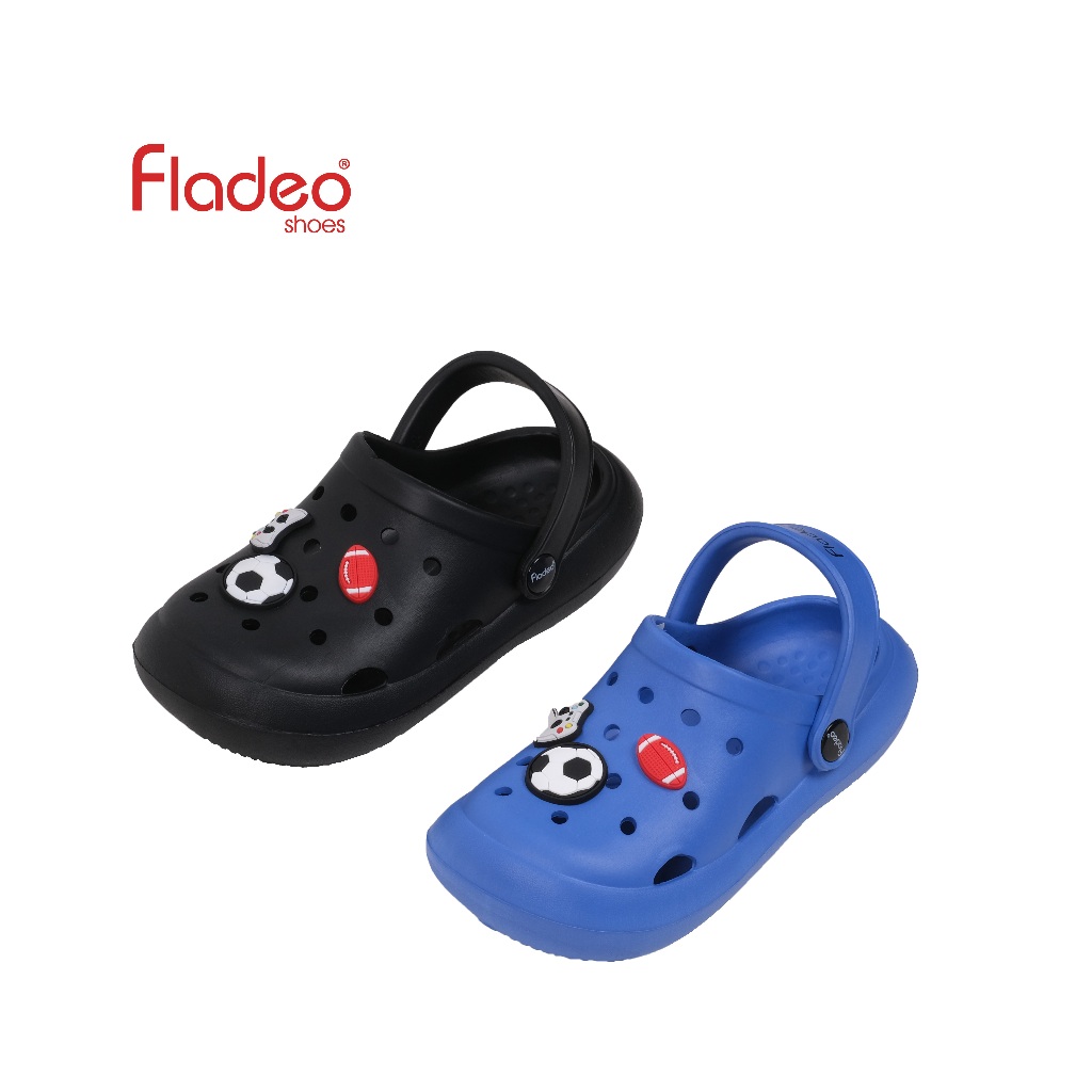 Jual Fladeo A24/PKT28-1ON/Sandal Clog Anak [ Clog Sandals ] | Shopee ...