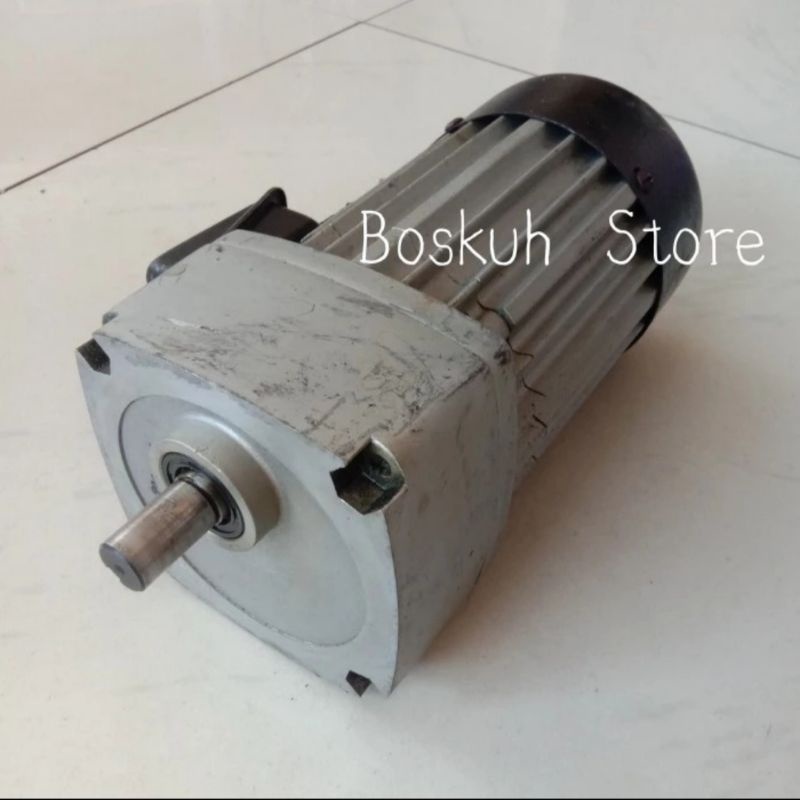 Jual DINAMO AC MOTOR GEARBOX JUMBO HIGH 1/5HP RPM SEDANG GEAR MOTOR ...