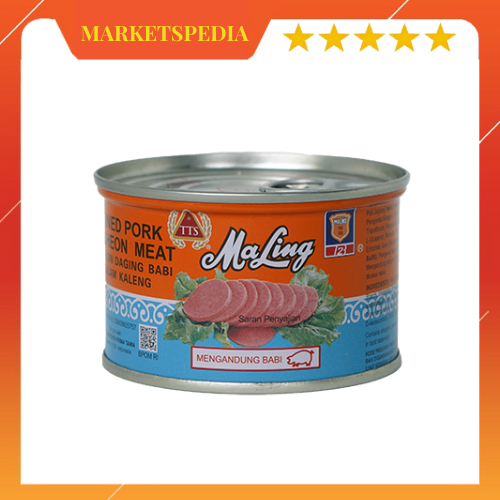 Jual Maling TTS 397gr Luncheon Pork Meat Ma Ling / Ham Daging Babi ...