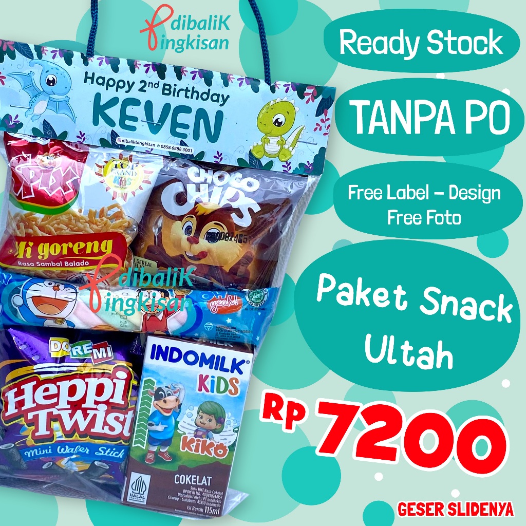 Jual PAKET SNACK ULANG TAHUN ANAK / KHITAN / SUNAT / BINGKISAN / NATAL ...