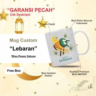 Jual Mug Custom Hampers Lebaran Idul Fitri Murah | Shopee Indonesia
