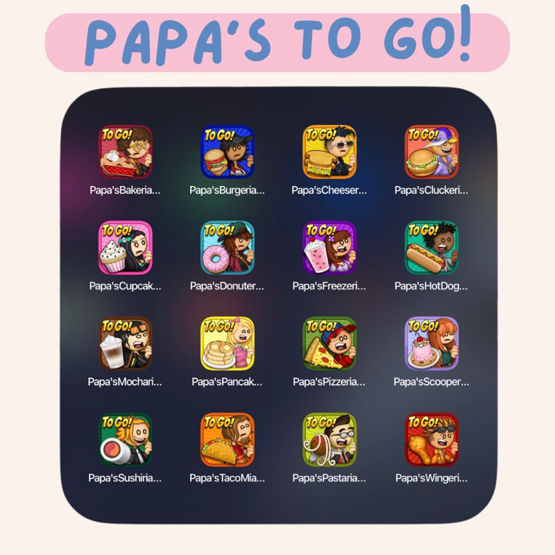 Jual Games Android – Papa’s To Go Series Bundle Voucher | Shopee Indonesia