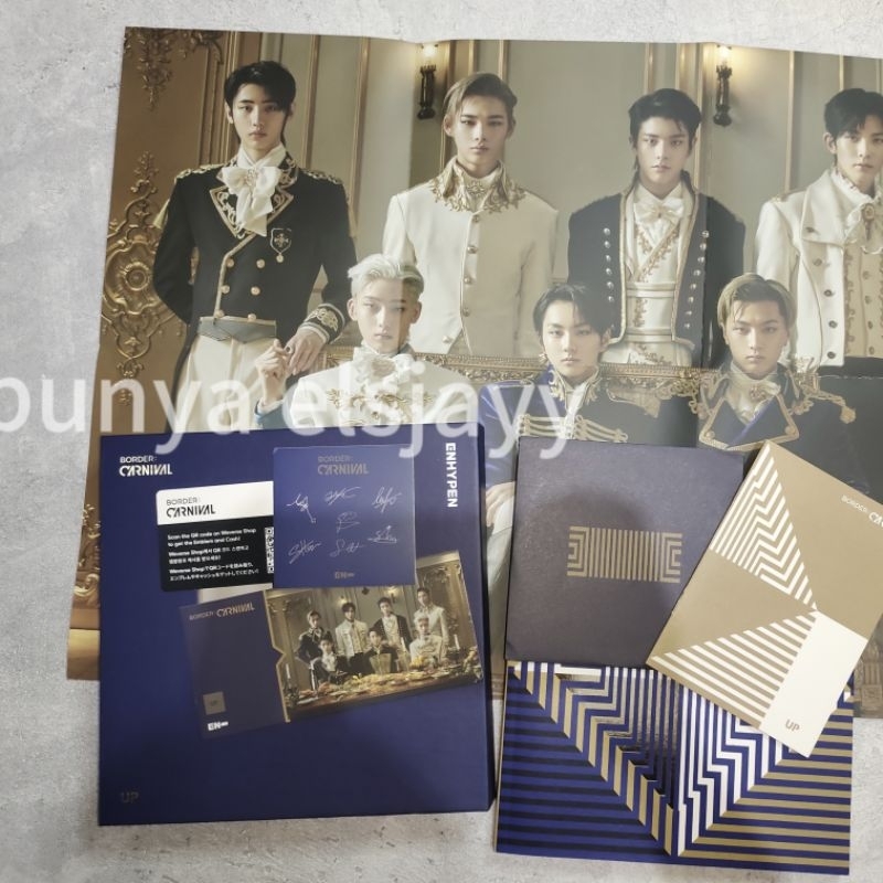 Jual Enhypen Border Carnival Up version (album only) | Shopee Indonesia