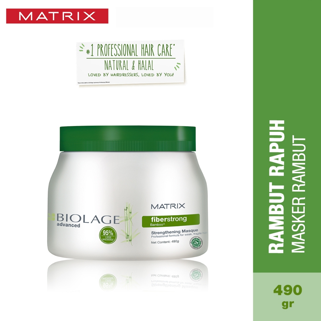 Jual Matrix Biolage Fiberstrong Mask 490ml || Untuk Rambut Rusak ...
