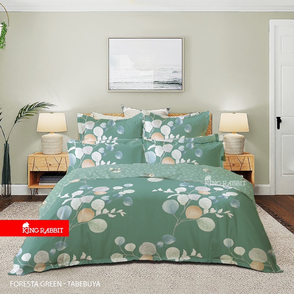 Jual King Rabbit Organic Bamboo Velvet Complete Set Bed Cover & Sprei ...