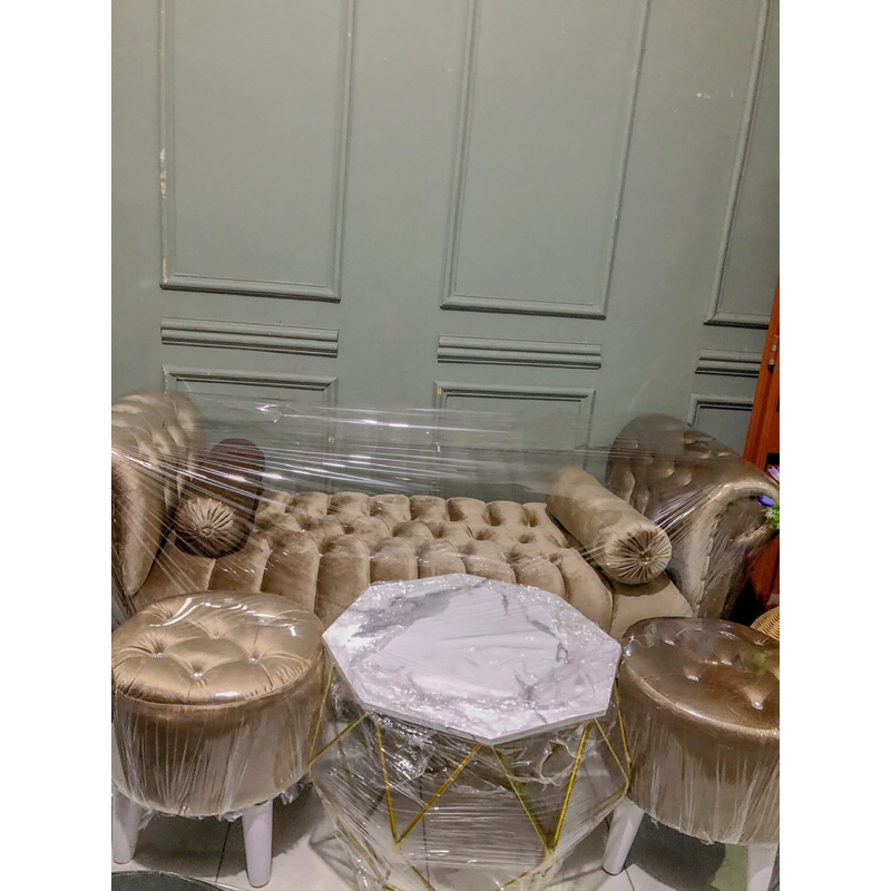 Jual Sofa bench set Meja Granit/HPL BERUPA NOTA ( ORDER WAJIB CHAT ...