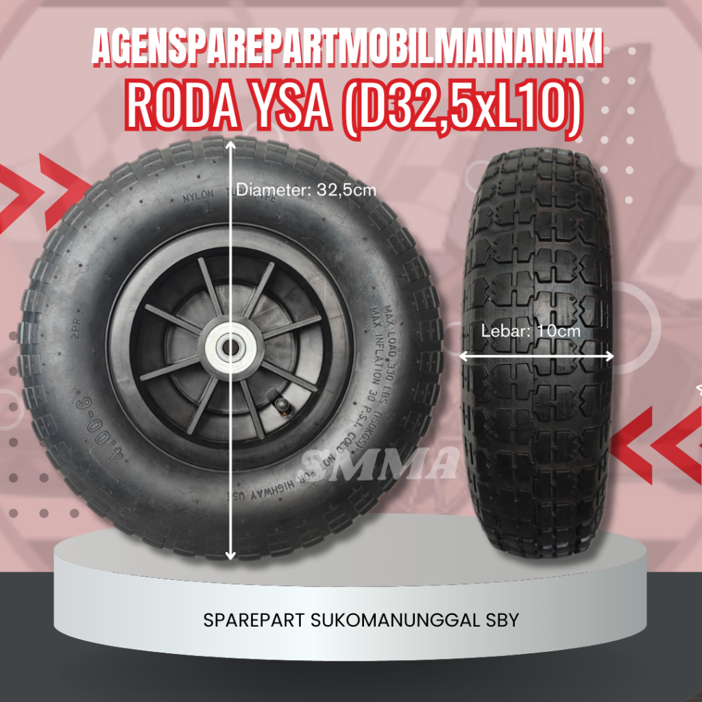 Jual ⚡Ready⚡Ban Roda (POMPA) Mobil/Motor Mainan Aki Bahan Karet Anak ...