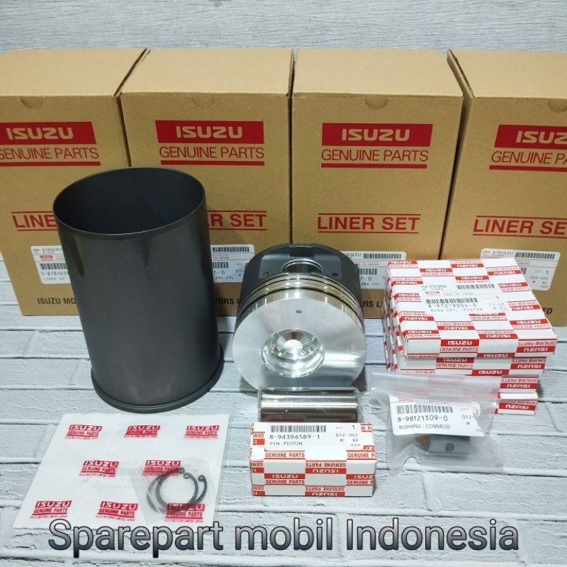 Jual Liner Kit Liner Set Nkr71T Nkr71 Turbo Euro 2 Original 1 Set ...