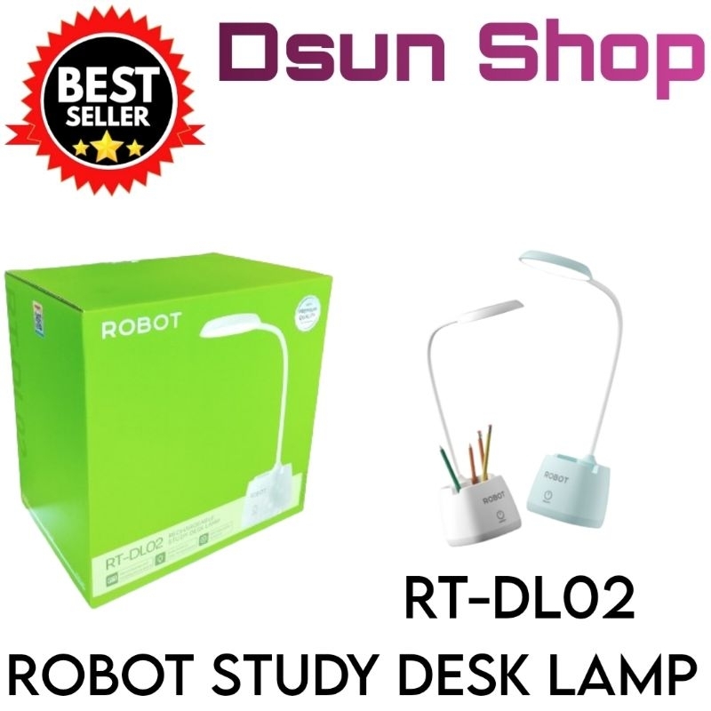 Jual Robot RT-DL02 Lampu Meja Belajar Fleksibel Rechargeable ...