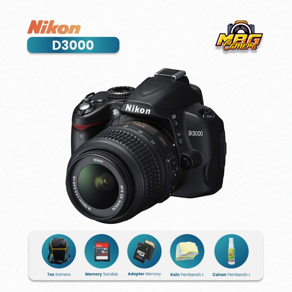 Jual CAMERA NIKON D3000 SPEK MANTAP BANGET BANYAK BONUS BERGARANSI ...