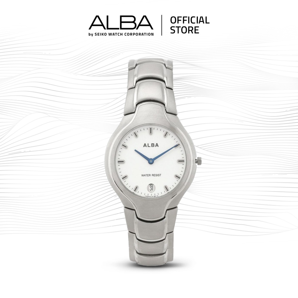 Jual ALBA Jam Tangan Pria AVKA73 Quartz Stainless Steel Silver Watch ...