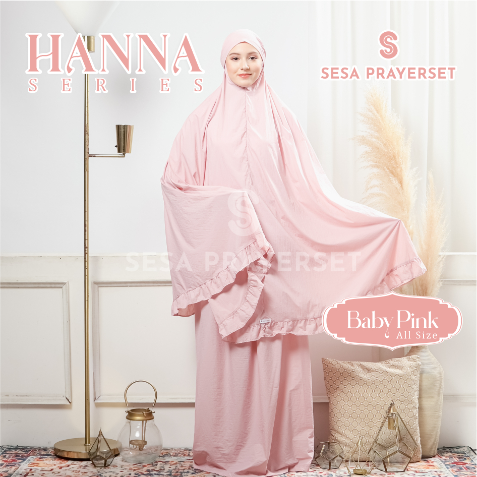 Jual Mukena Travel Mini Premium Sesa Prayerset Hanna Series - Black ...