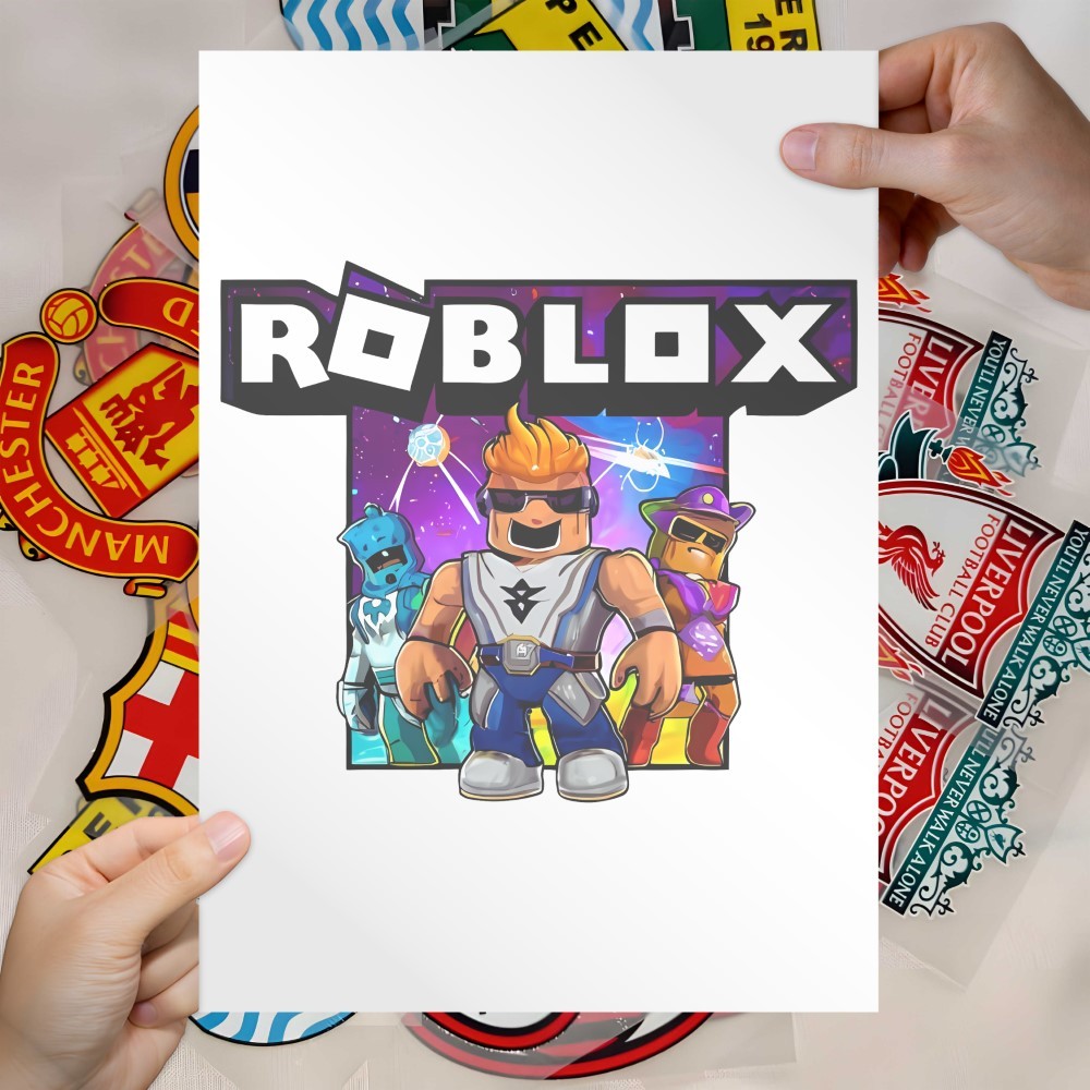 Jual Sablon Print DTF Digital Game Roblox VOL 2 Siap Setrika Sendiri ...