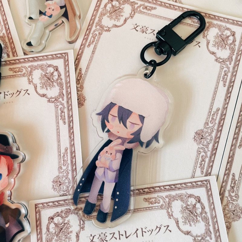 Jual BUNGO STRAY DOGS keychain | atsushi, dazai, ranpo, chuuya, fyodor ...