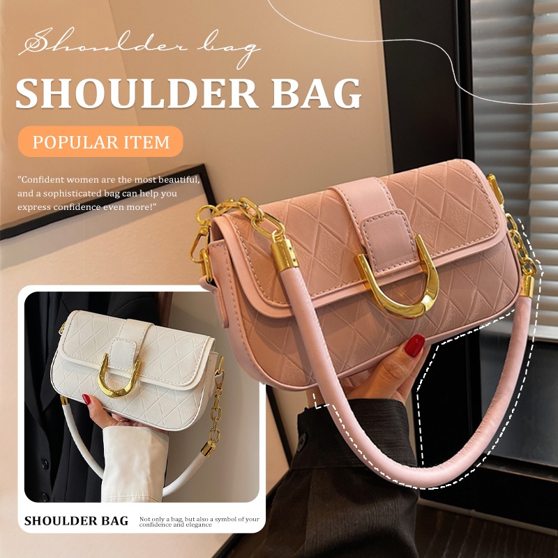 Jual Tas Selempang Wanita Rantai Sling Bag Mode Tas Bahu Kulit Wanita Tas Cewek Shoulder Bag ...