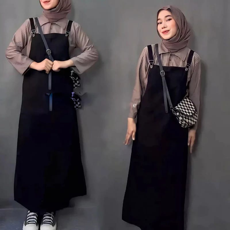 Jual Overall Dress Wanita Korean Style// Jumsuit Wanita Dress// Baju ...