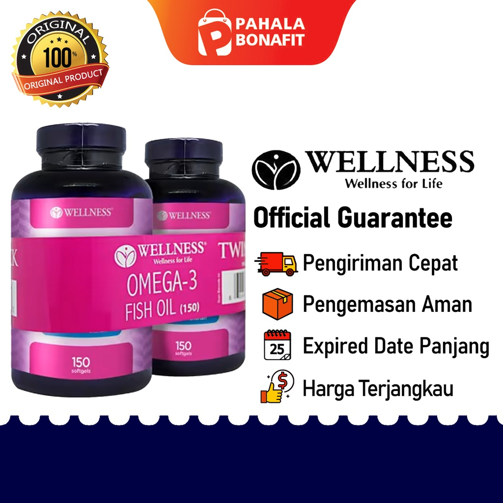 Jual Wellness Omega 3 Fish Oil (75) BUY 1 GET 1 | Kesehatan Otak Daya Ingat Jantung Tekanan ...