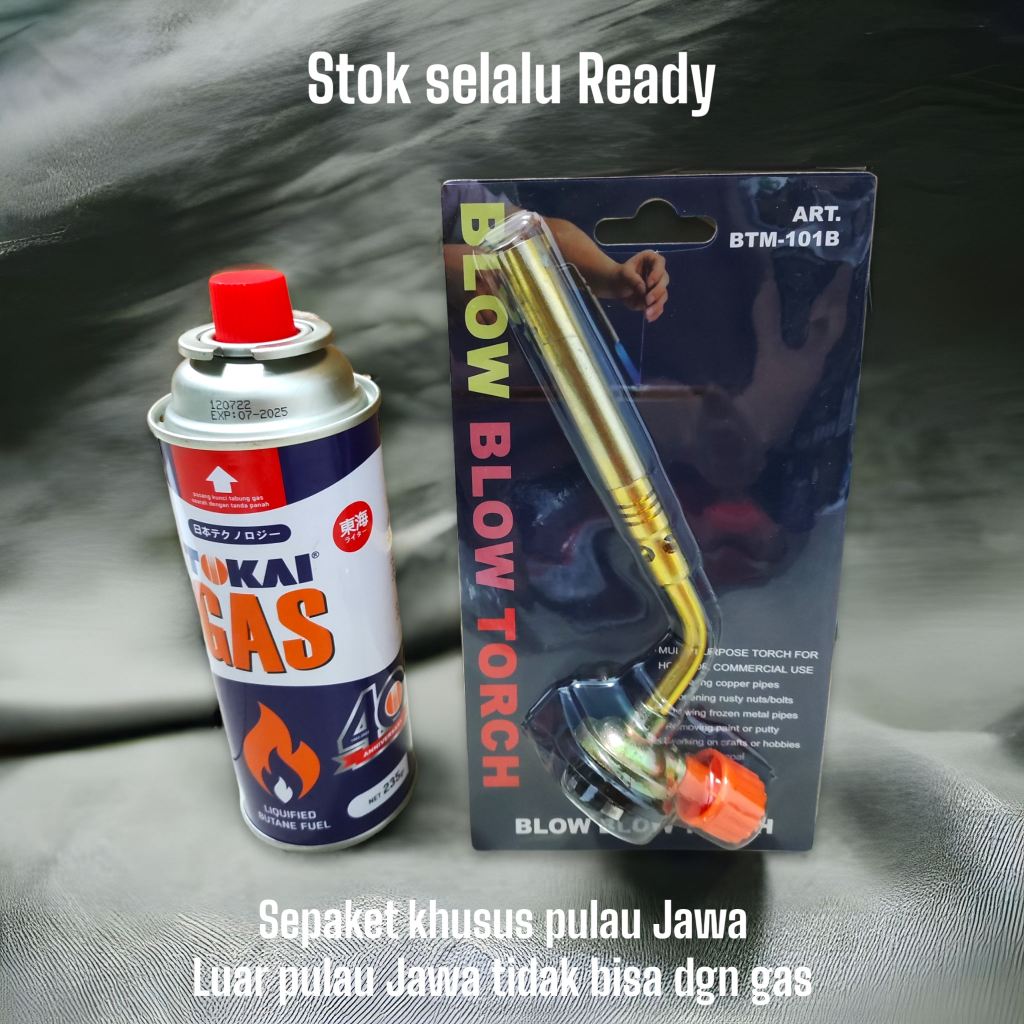 Jual Paket Gas Torch Blender Las Portable Kepala Gas Portable Gas Las torch manual | Shopee ...