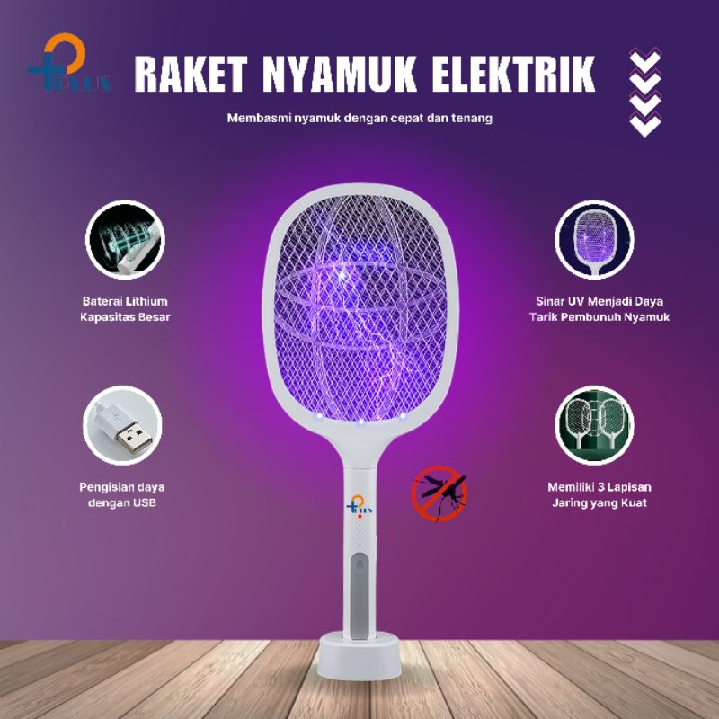 Jual [ Pplus ] Raket Nyamuk Listrik Multi Fungsi 2 ini 1 Pembunuh ...