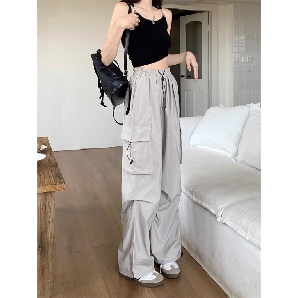 Jual KIYA Cargo Pants Wanita Highwaist Loose Korean Style Jumbo - Celana Kargo Wanita Terbaru ...