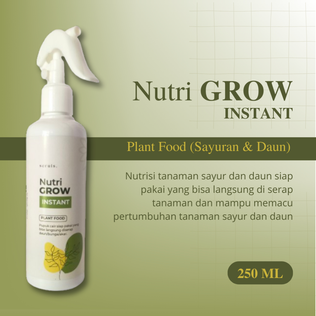 Jual Pupuk Nutri Grow Instant Plant Food 250 ml (Sayuran dan Daun ...