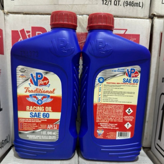 Jual Oli mesin Vp Racing Sae 60 ( single sae ) | Shopee Indonesia
