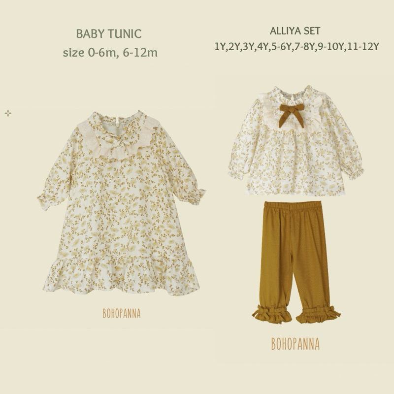 Jual RAYA COLLECTION - MALIKA & ALLIYA SET BOHOPANNA / STELAN ANAK LEBARAN | Shopee Indonesia