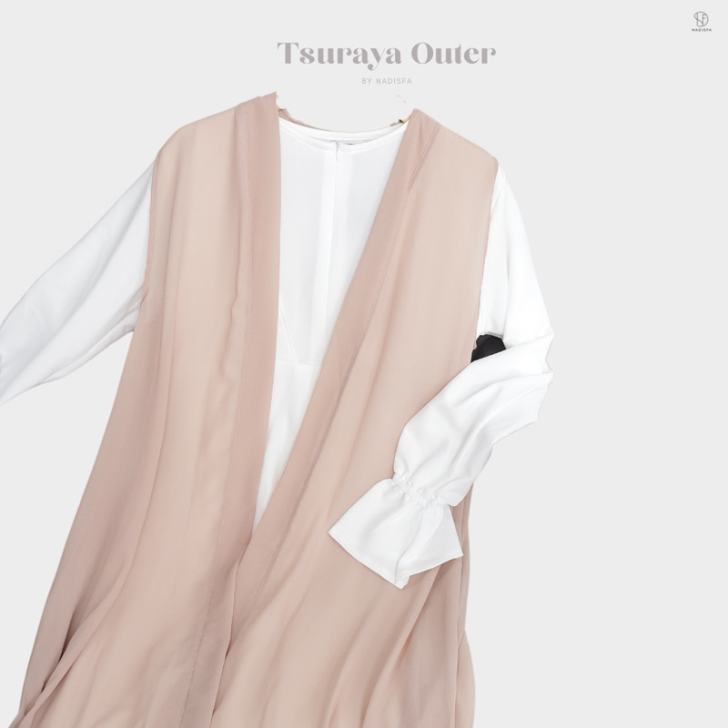 Jual NADISFA - Tsuraya Outer Polos Ceruty | Shopee Indonesia