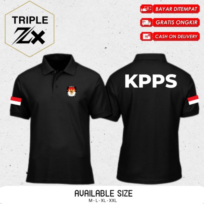 Jual BAJU POLO KERAH KPPS INDONESIA NEW | Shopee Indonesia