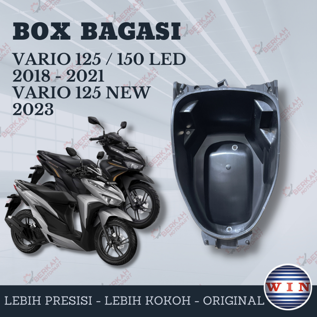 Jual Box Bok Bagasi Bawah Jok Honda Vario 125 150 Led 2018 2019 2020 ...