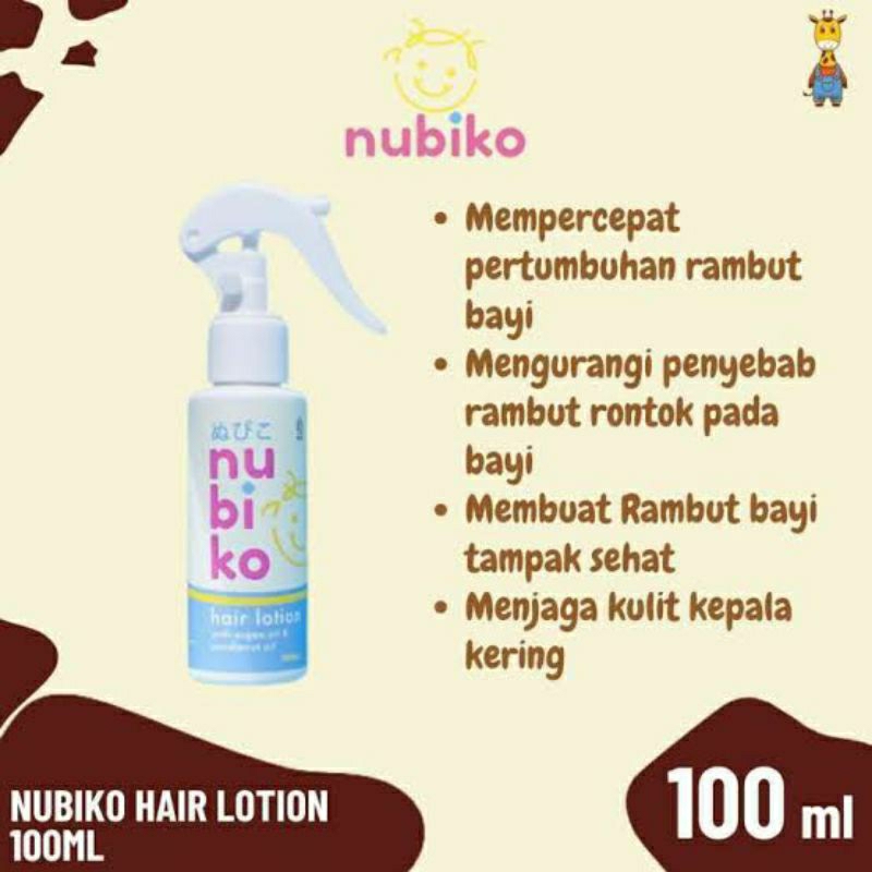 Jual Nubiko - Hair Lotion 100ml | Shopee Indonesia