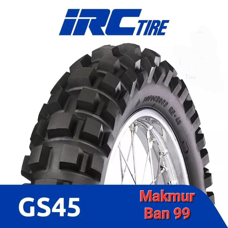 Jual Ban Motor IRC 275-17 GS45 ( GS 45 ) Tubetype Ban Luar Motor Trail Trel Offroad Ban Tahu ...