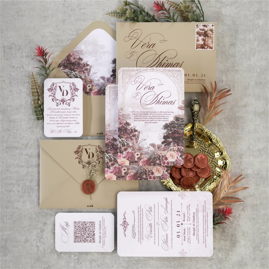 Jual Sample undangan pernikahan E.18.1 (XH) | Shopee Indonesia