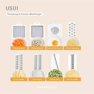 Jual TATARUMA Usui - Pemotong Sayur Multifungsi 8 in 1 Potong Parut ...