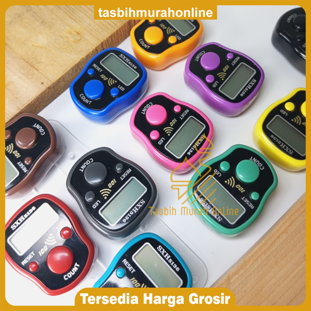 Jual [SXH] Tasbih Digital LED + ALARM / Tasbih Mini Electric LED ...